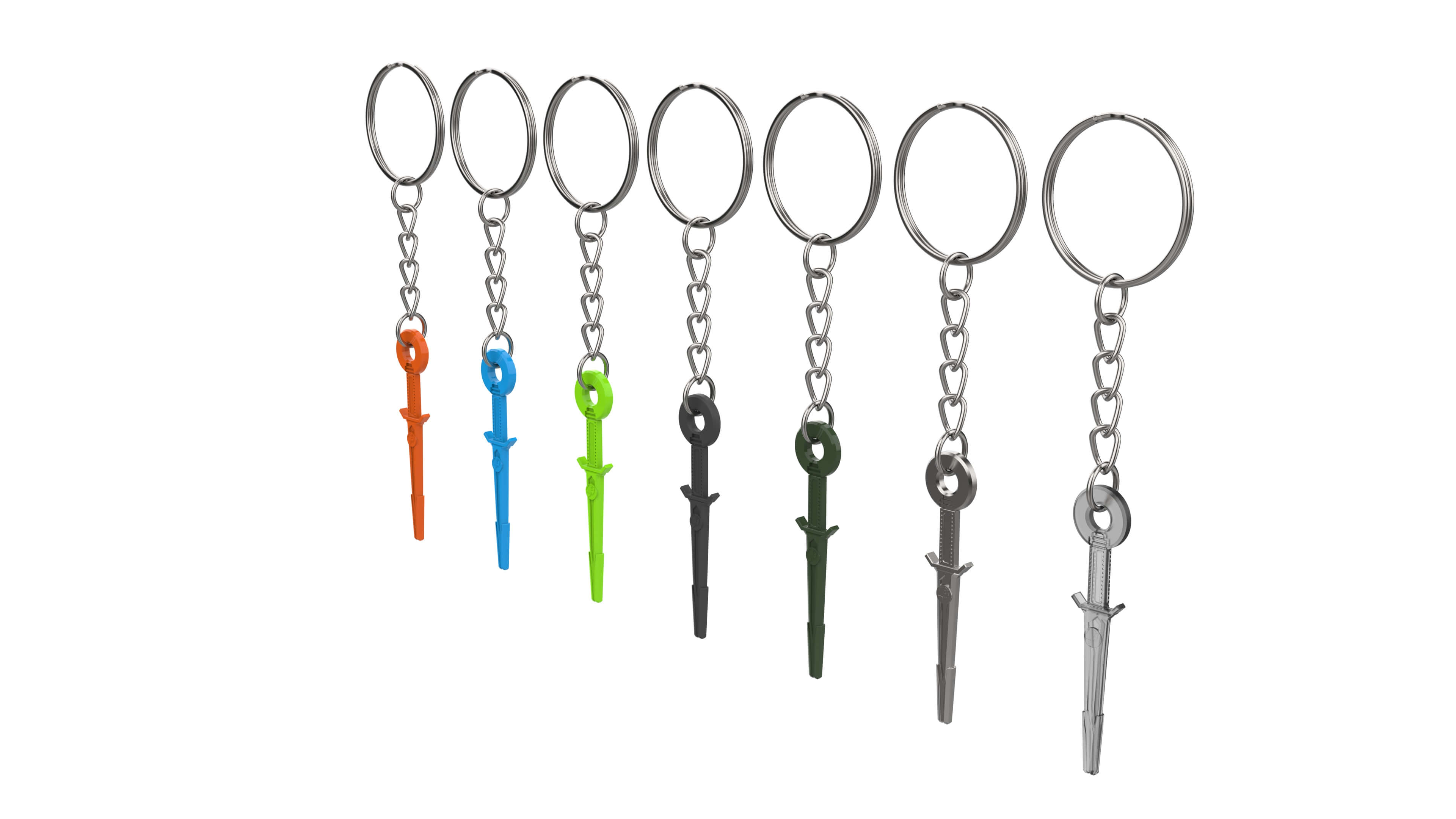 Startrek Keychains Set 1 - 11 Printable STL - Personal Use 3D Model by ...