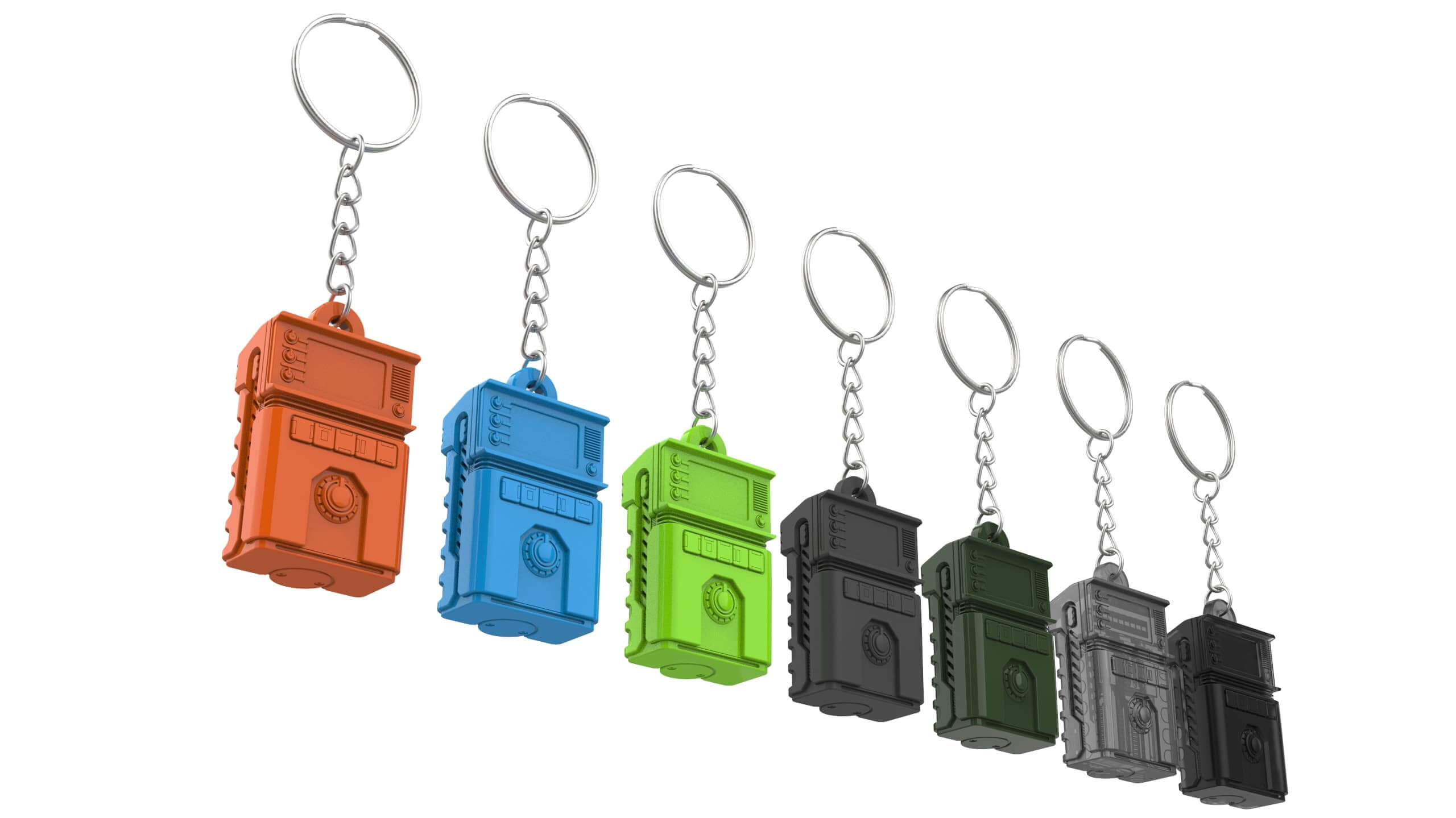 Startrek Keychains Set 1 - 11 Printable STL - Personal Use 3D Model by ...