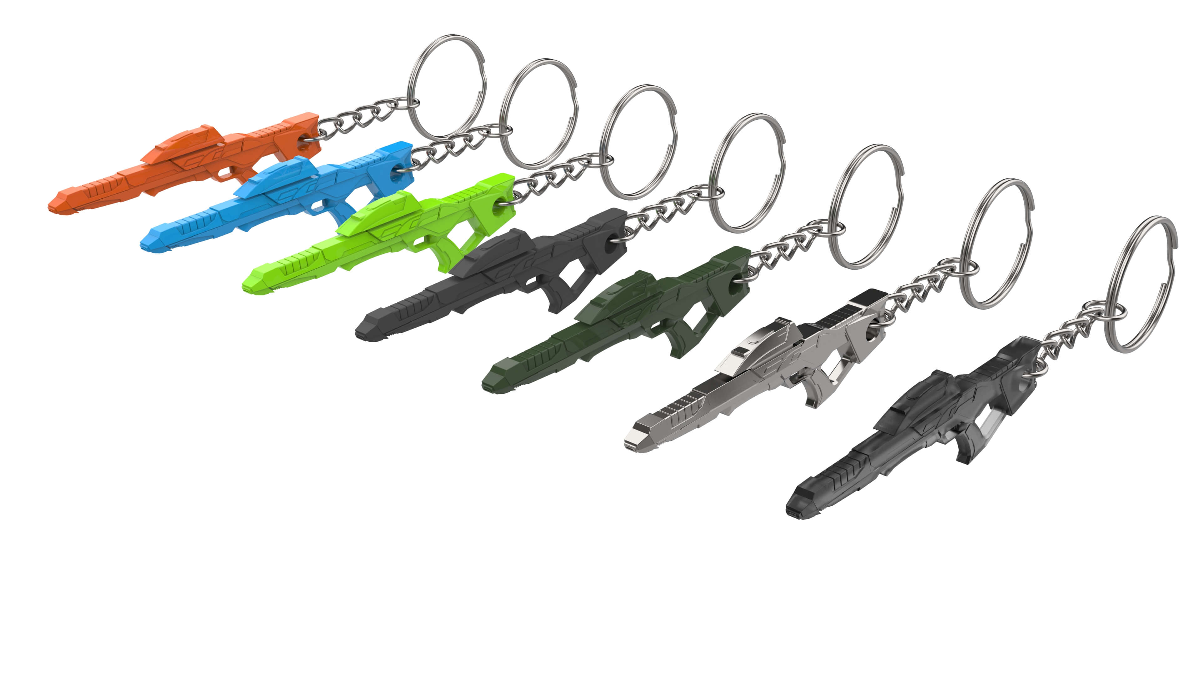 Startrek Keychains Set 2 - 11 Printable STL - Personal Use 3D Model by ...