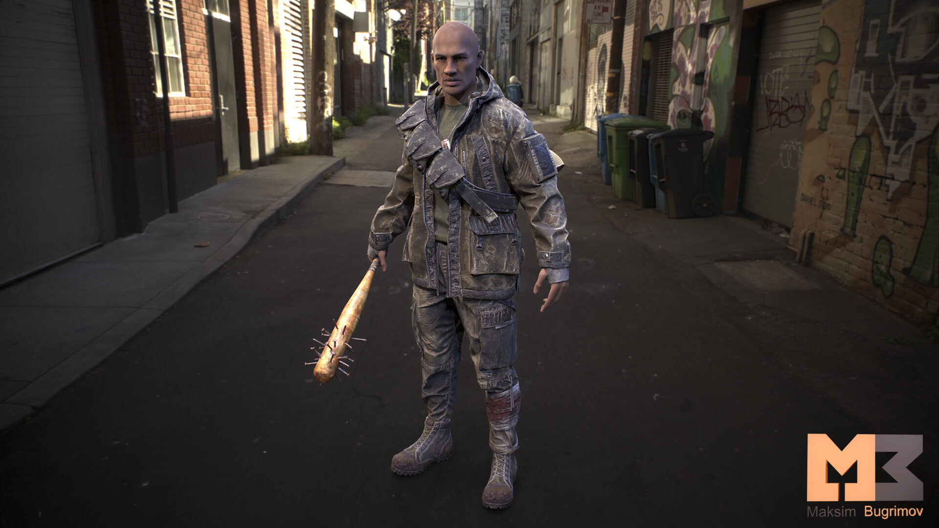 Adventure Character 02 - 3D Model by Maksim_Bugrimov