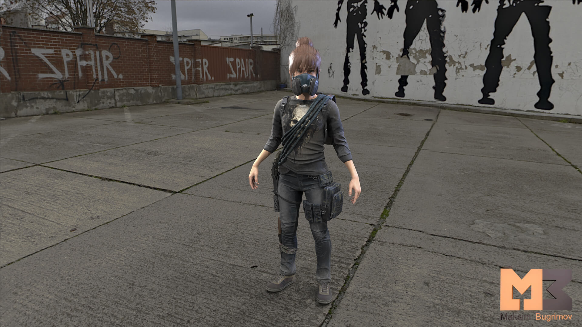 Adventure Character 03 - 3D Model by Maksim_Bugrimov