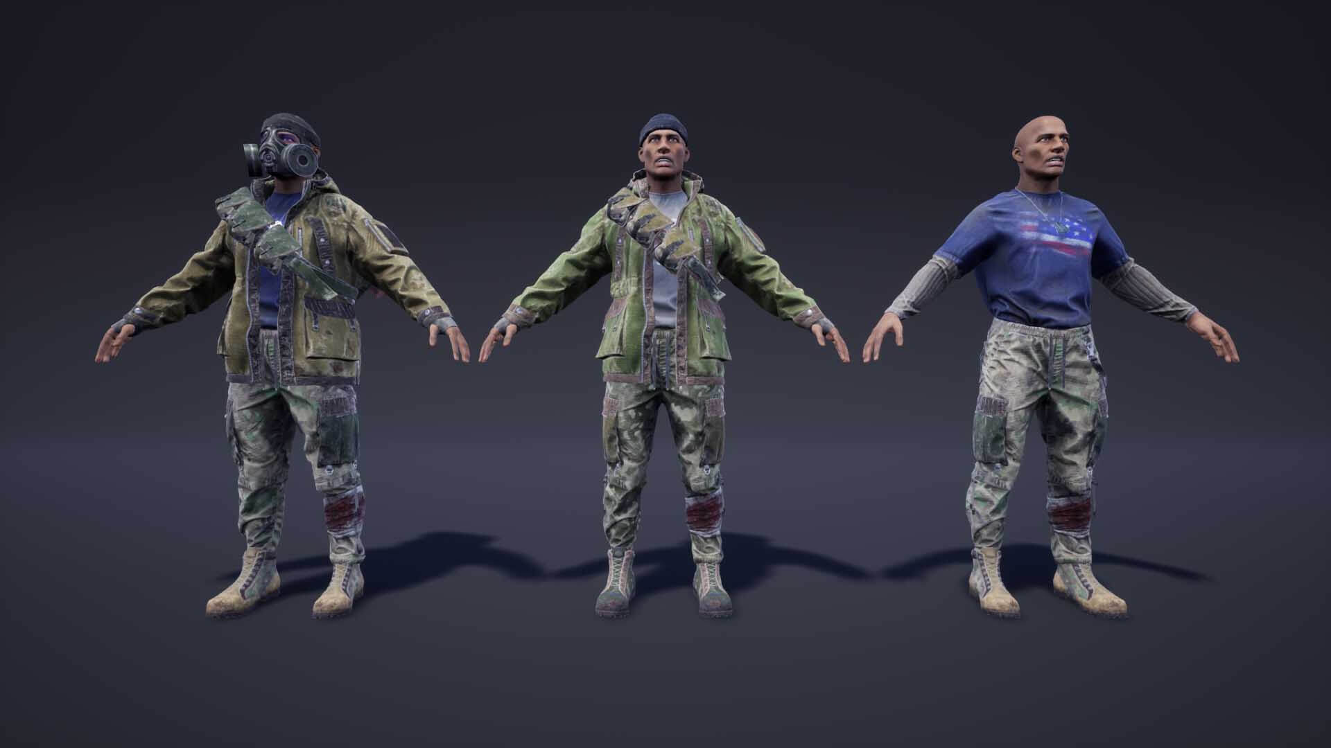 Adventure Characters (Pack) - 3D Model by Maksim_Bugrimov