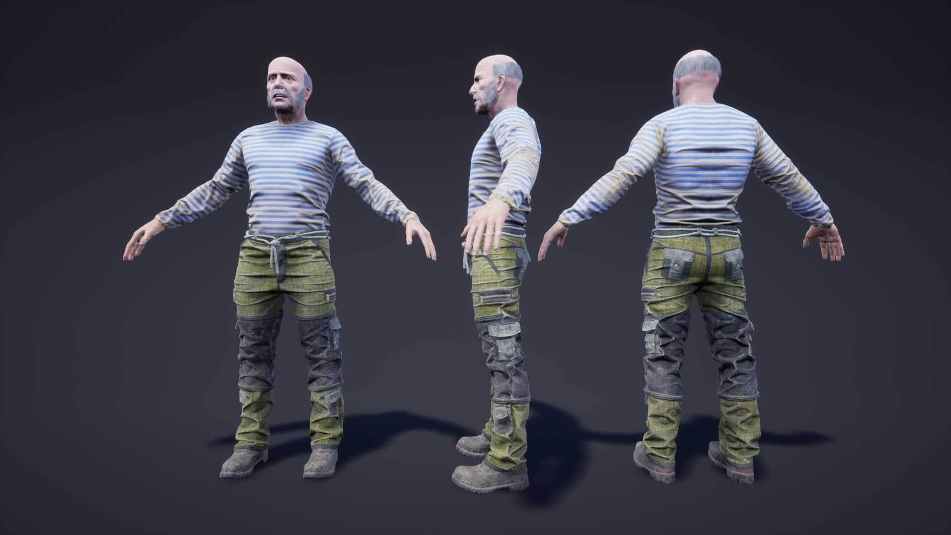 Adventure Characters (Pack) - 3D Model by Maksim_Bugrimov