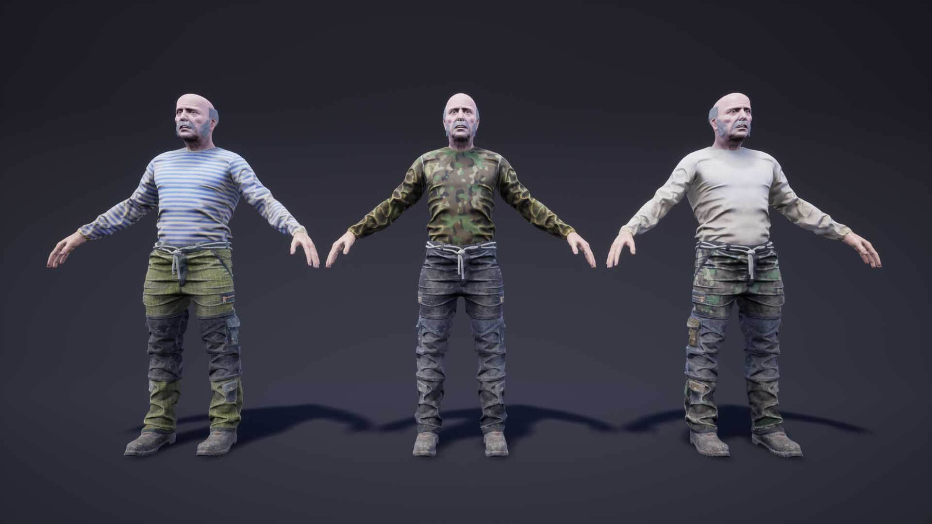 Adventure Characters (Pack) - 3D Model by Maksim_Bugrimov