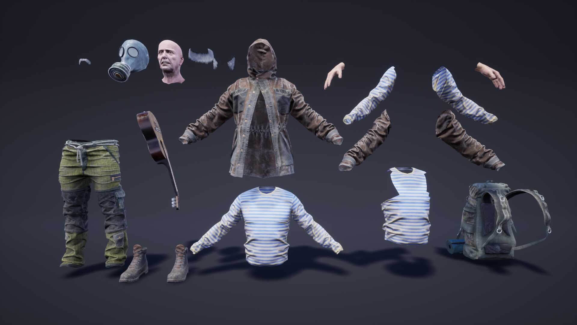Adventure Characters Pack - 3D Model by Maksim_Bugrimov