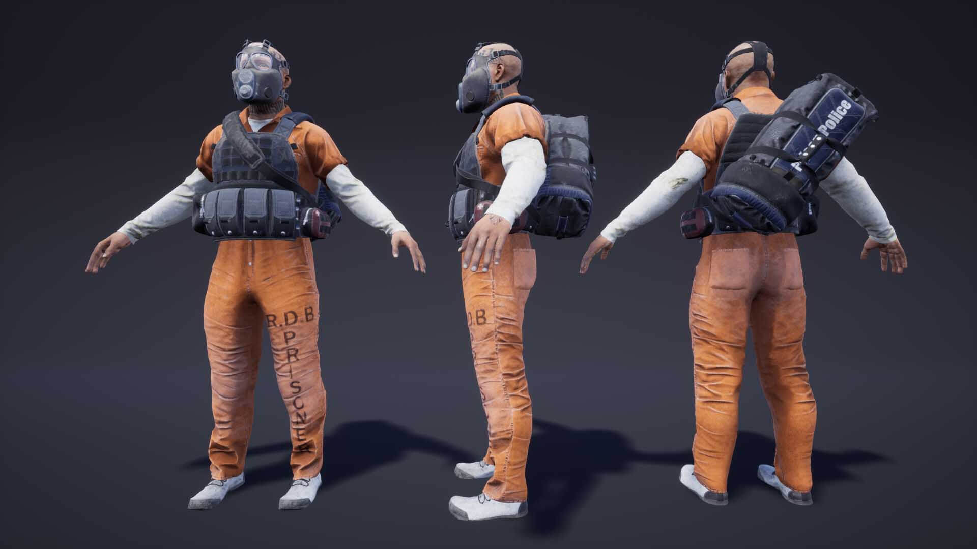 Adventure Characters Pack - 3D Model by Maksim_Bugrimov