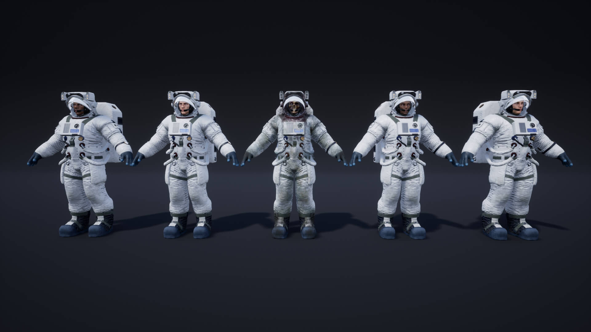 Astronaut Character - 3D Model by Maksim_Bugrimov