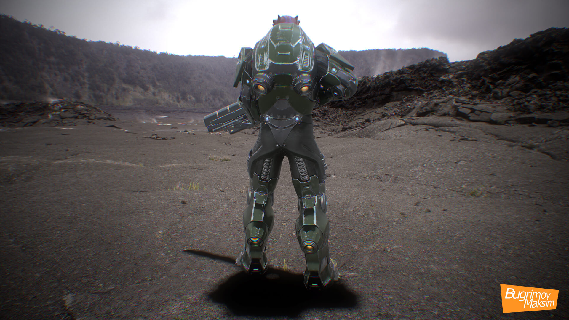 Customized Alien Soldier - 3D Model by Maksim_Bugrimov