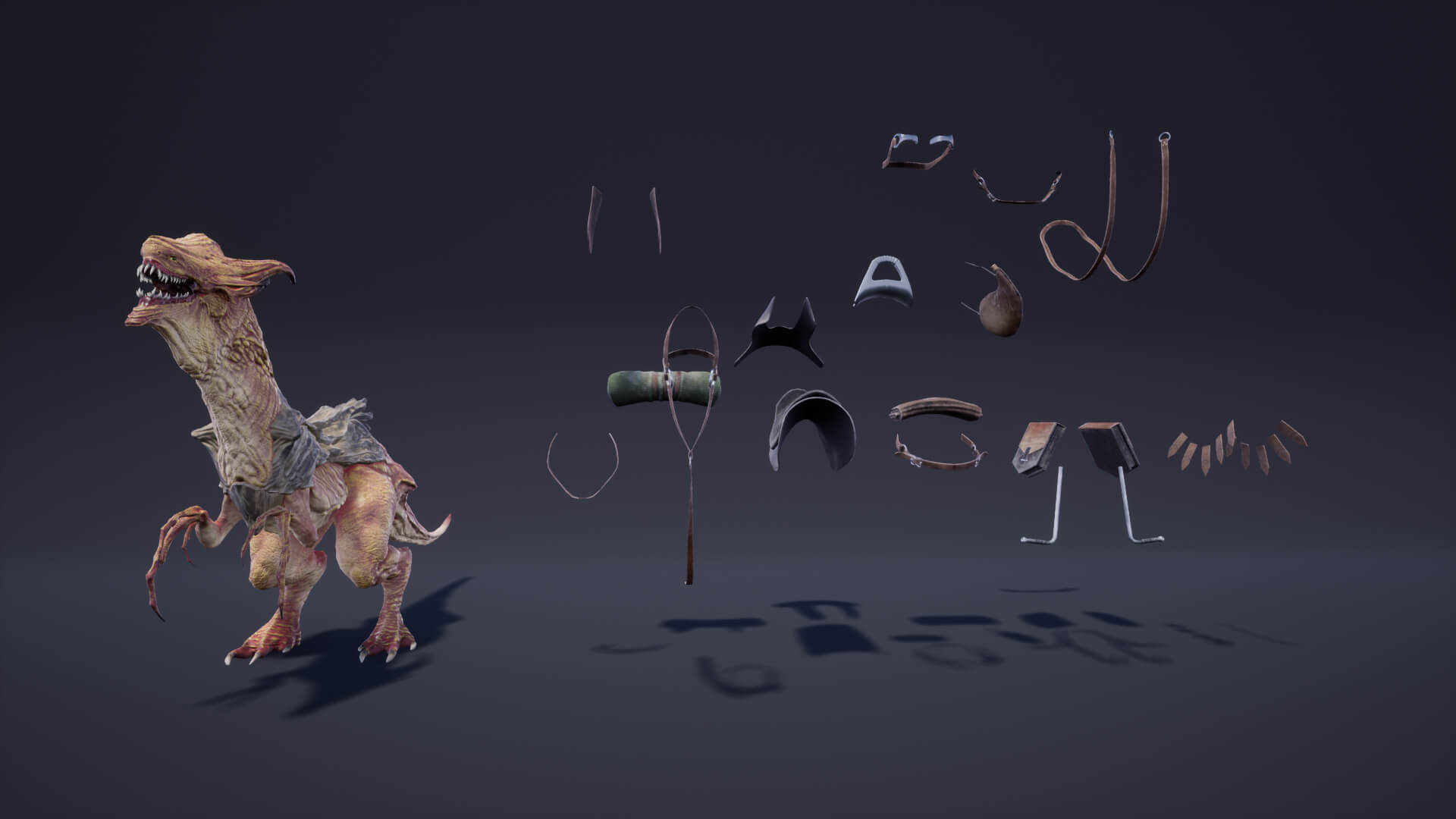 Fantasy Animals Pack - 3D Model by Maksim_Bugrimov