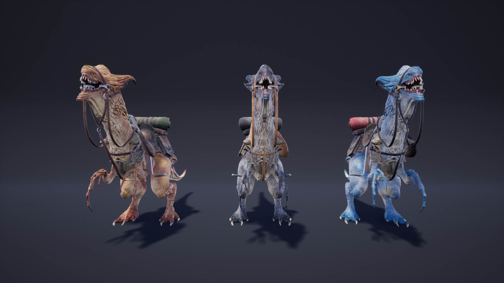Fantasy Animals Pack - 3D Model by Maksim_Bugrimov