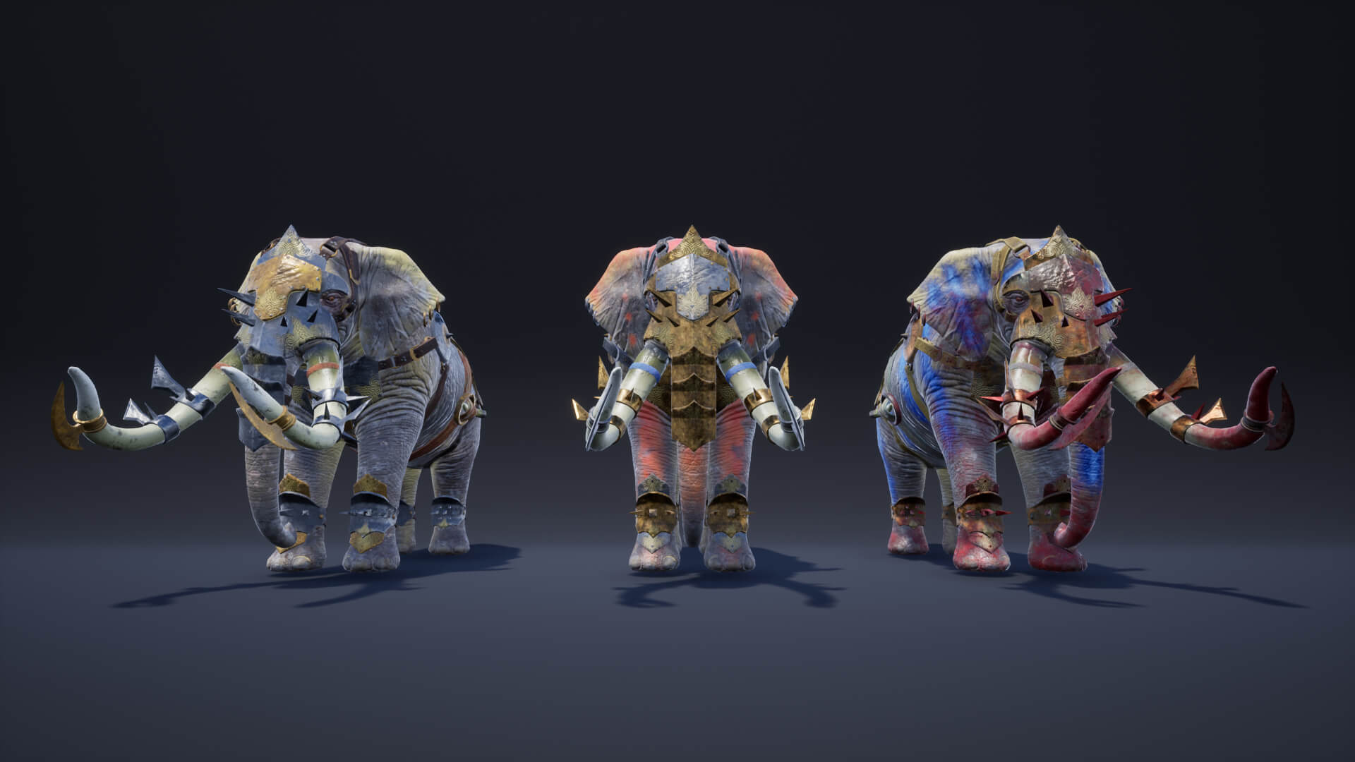 Fantasy Elephant - 3D Model by Maksim_Bugrimov