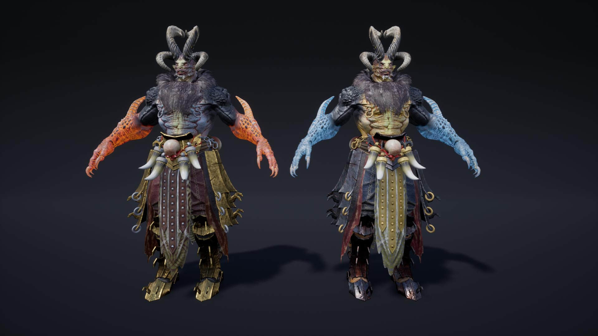 Fantasy Enemies (Pack) - 3D Model by Maksim_Bugrimov