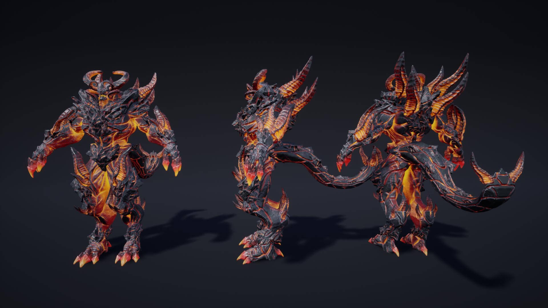 Fantasy Enemies (Pack) - 3D Model by Maksim_Bugrimov