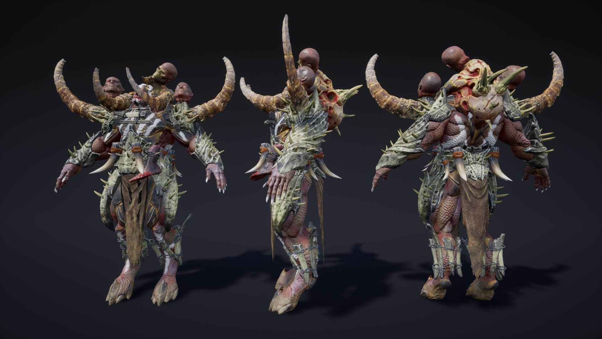 Fantasy Enemies (Pack) - 3D Model by Maksim_Bugrimov