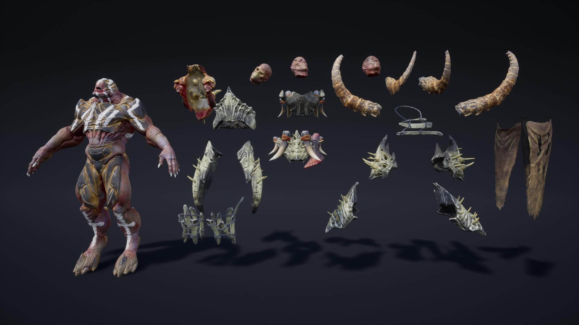 Fantasy Enemies (Pack) - 3D Model by Maksim_Bugrimov
