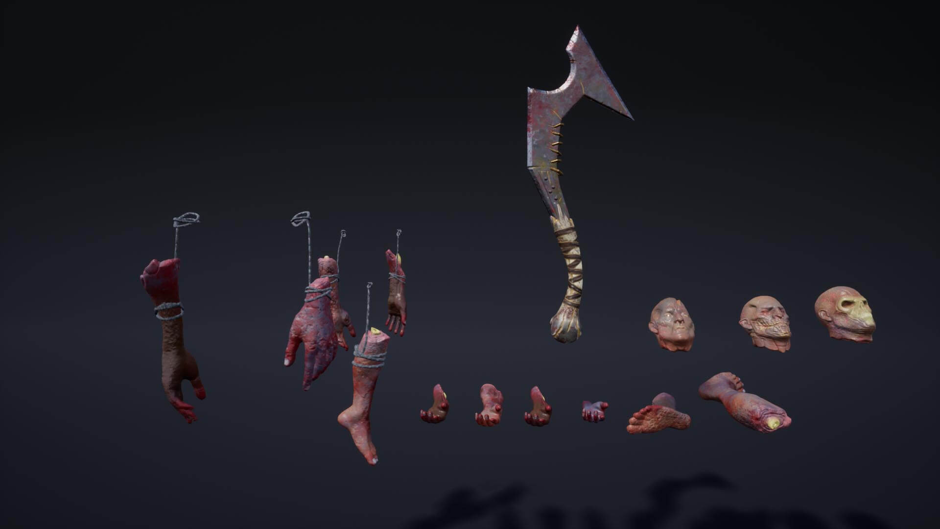 Fantasy Enemies (Pack) - 3D Model by Maksim_Bugrimov