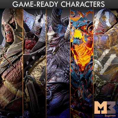 Fantasy Enemies (Pack) - 3D Model by Maksim_Bugrimov