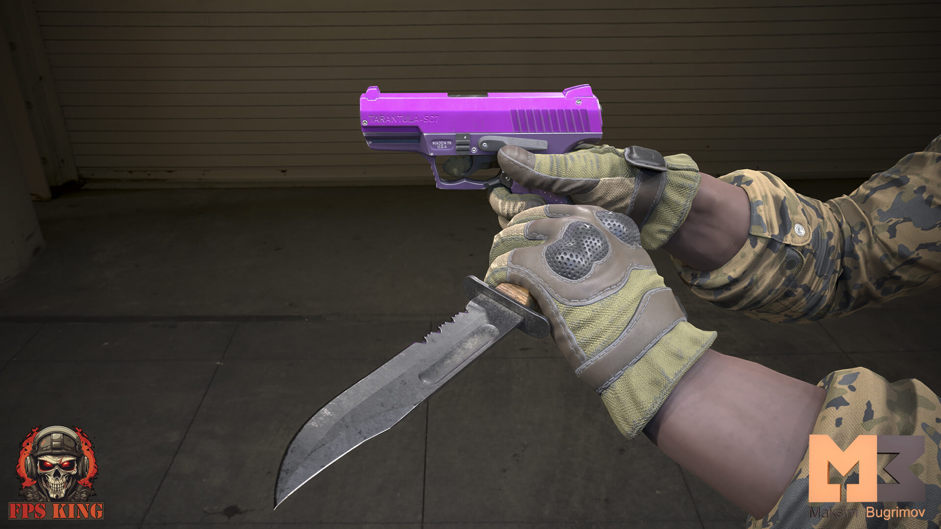 FPS Animations (Pistol-Knife) 3D Animation by Maksim_Bugrimov