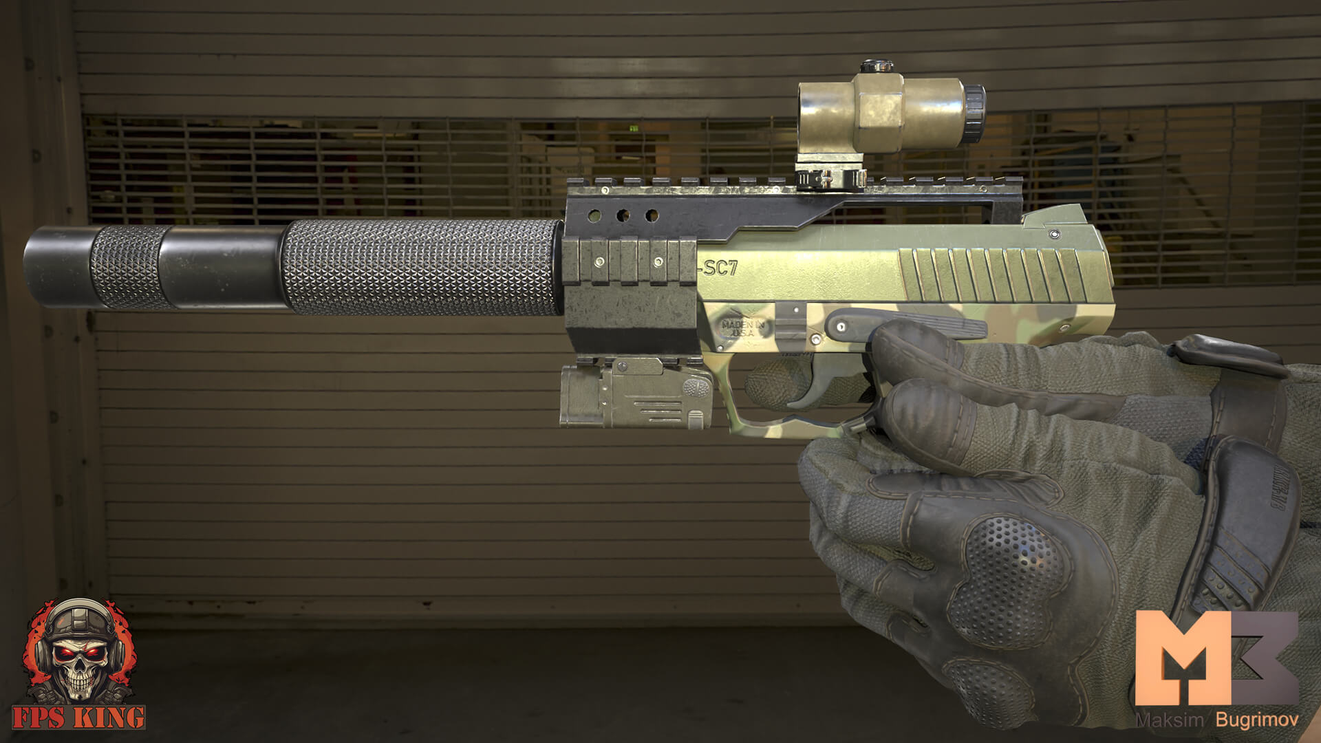 FPS Animations (Single Pistol) - 3D Model by Maksim_Bugrimov