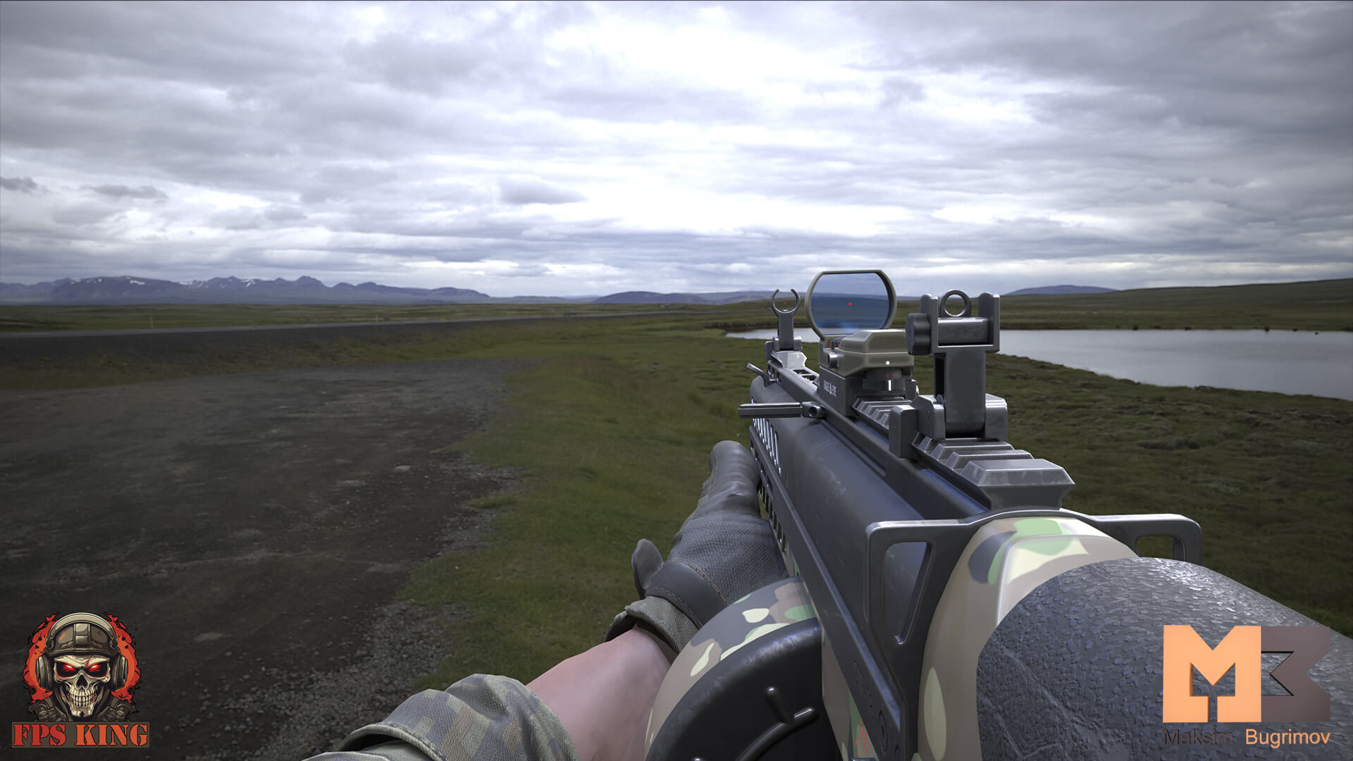 FPS Automatic Shotgun Animations - 3D Model by Maksim_Bugrimov