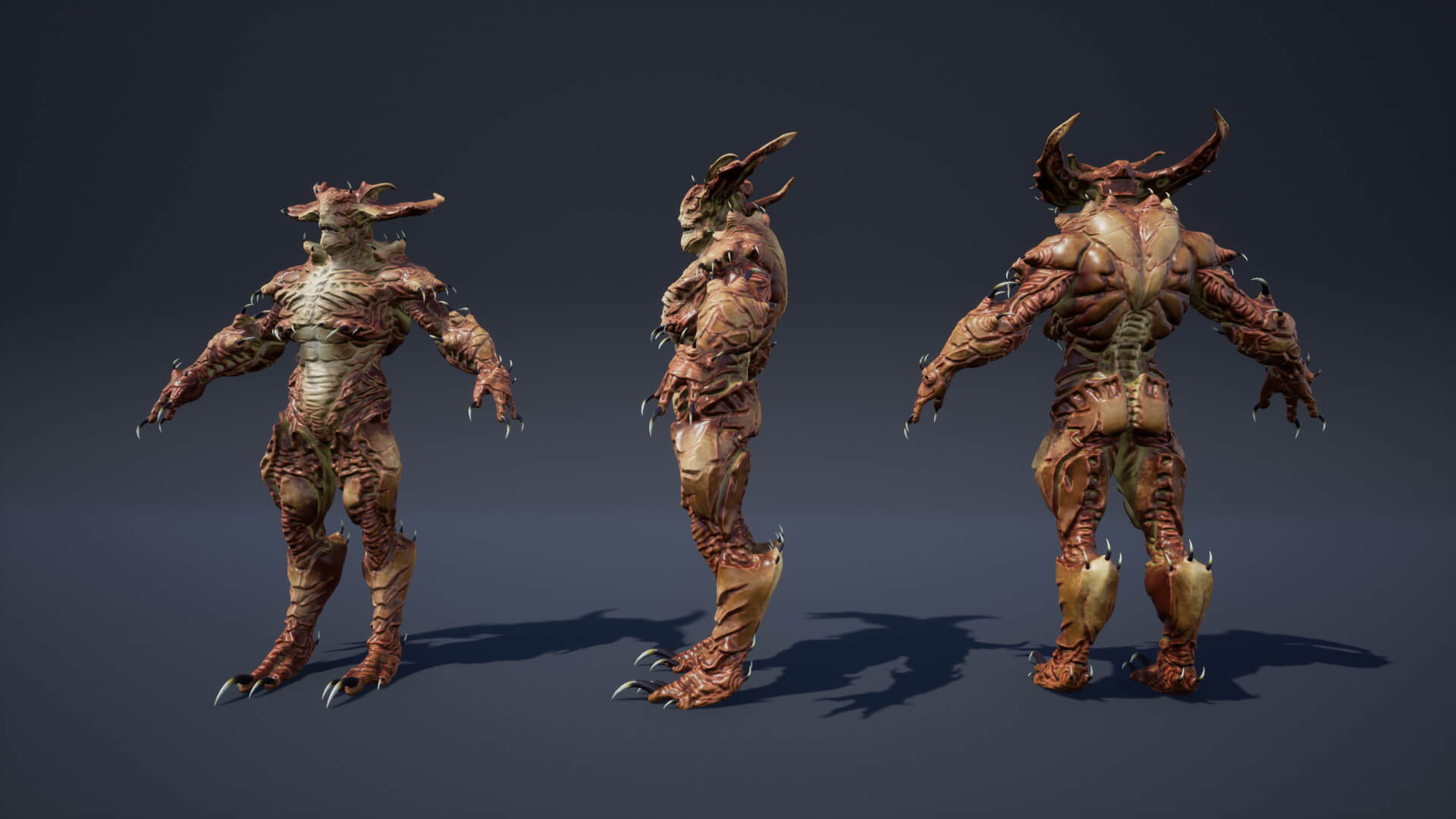 Humanoids Monsters Pack - 3D Model by Maksim_Bugrimov