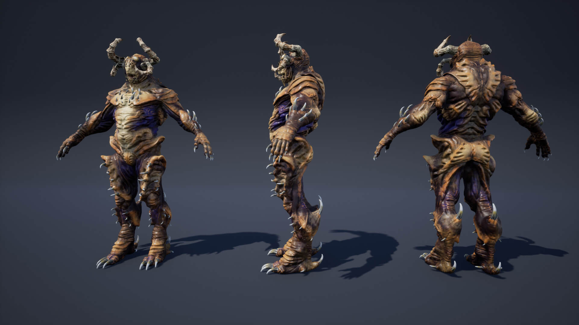 Humanoids Monsters Pack - 3D Model by Maksim_Bugrimov