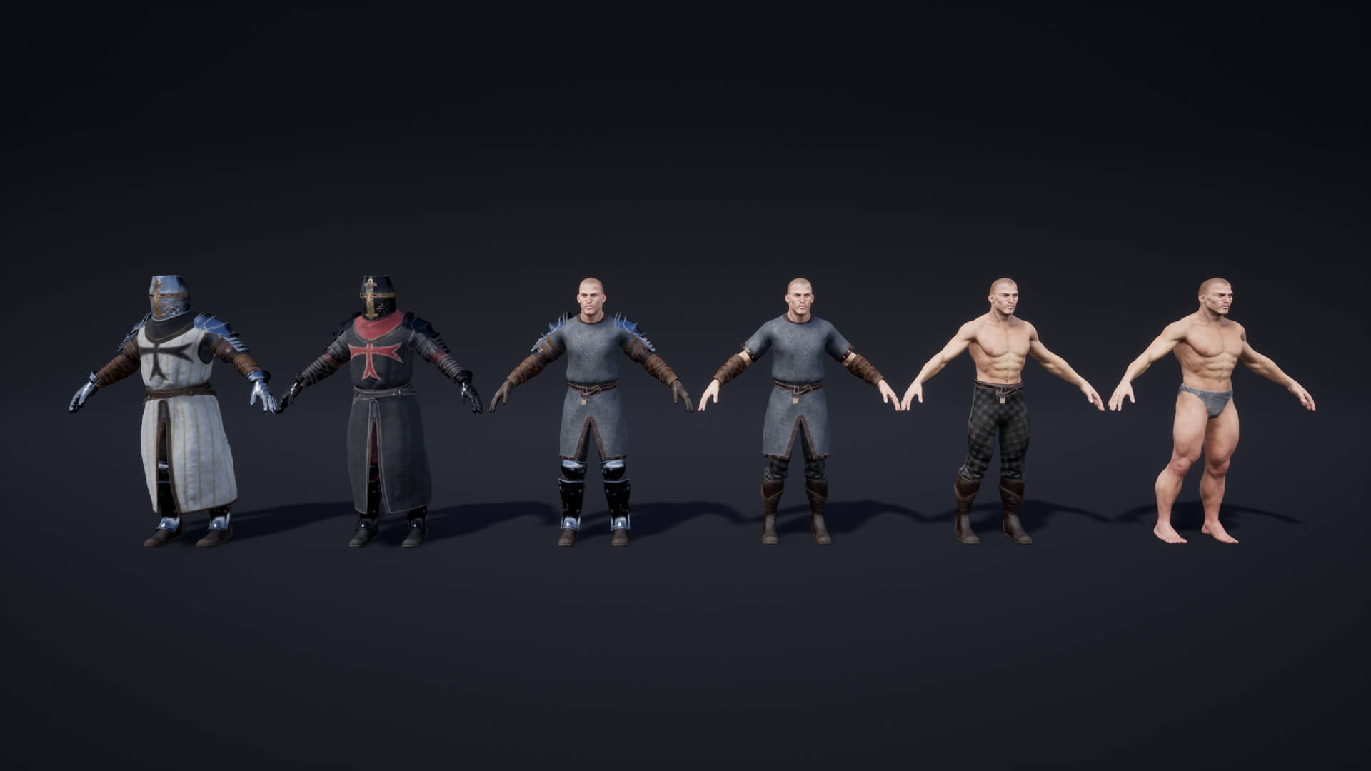 Knight 01 (Templar) - 3D Model by Maksim_Bugrimov