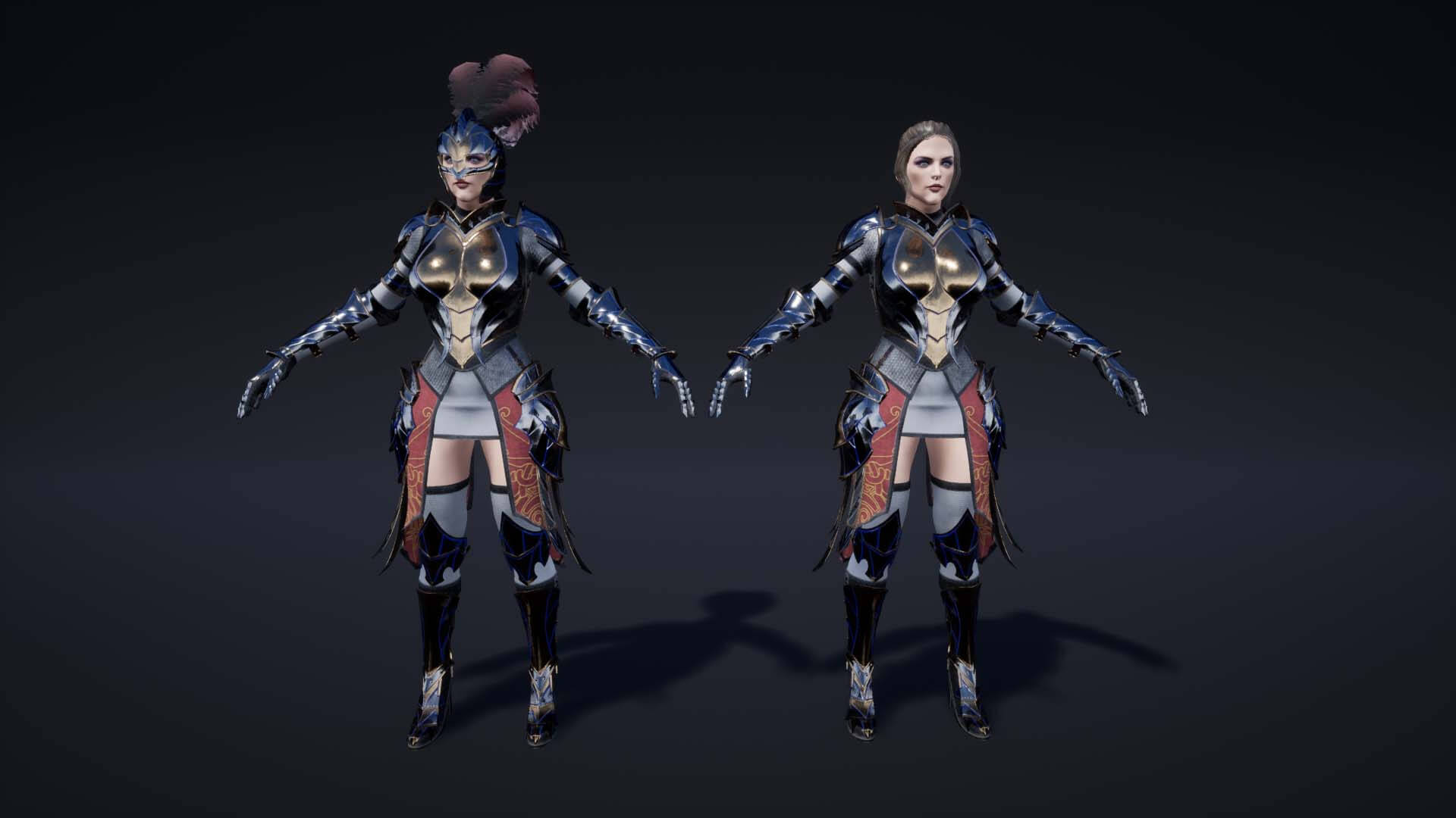 Knights (Pack) - 3D Model by Maksim_Bugrimov