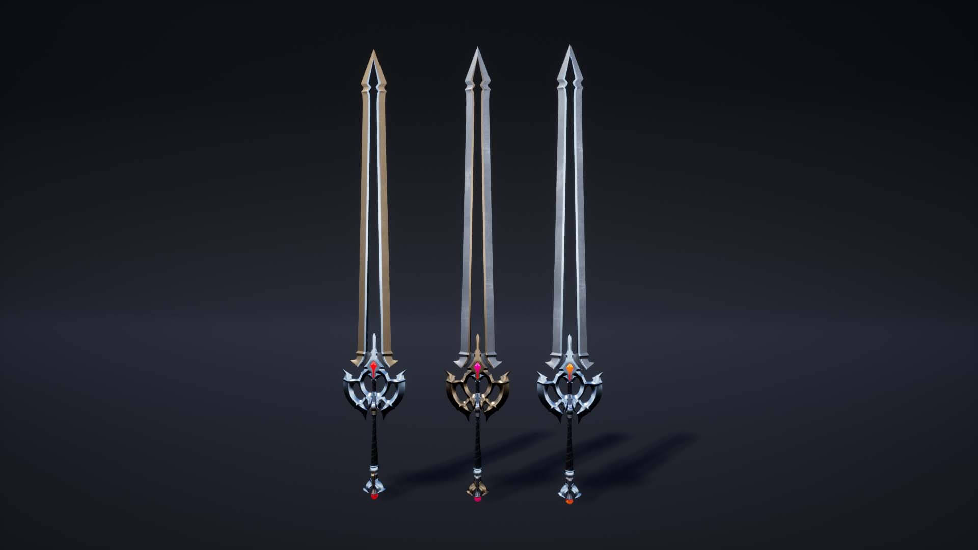 Knights (Pack) - 3D Model by Maksim_Bugrimov