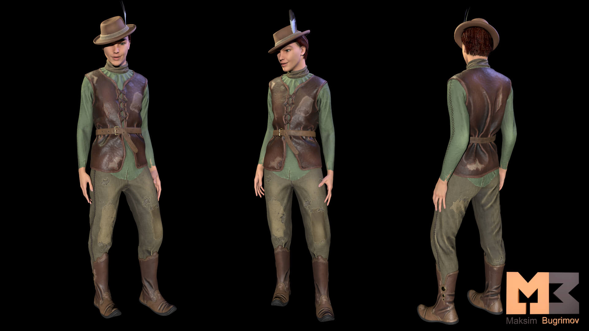 Npc Characters Kids (Pack) - 3D Model by Maksim_Bugrimov