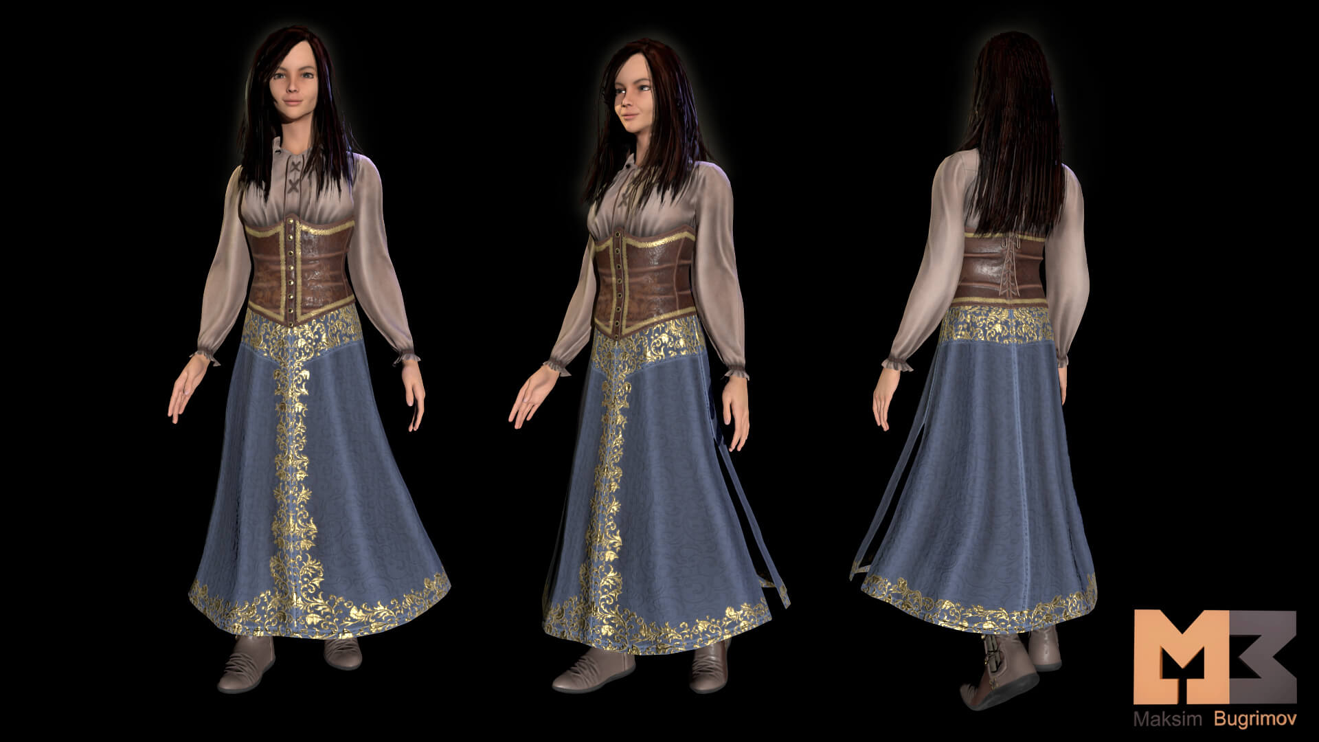 Npc Characters Kids (Pack) - 3D Model by Maksim_Bugrimov