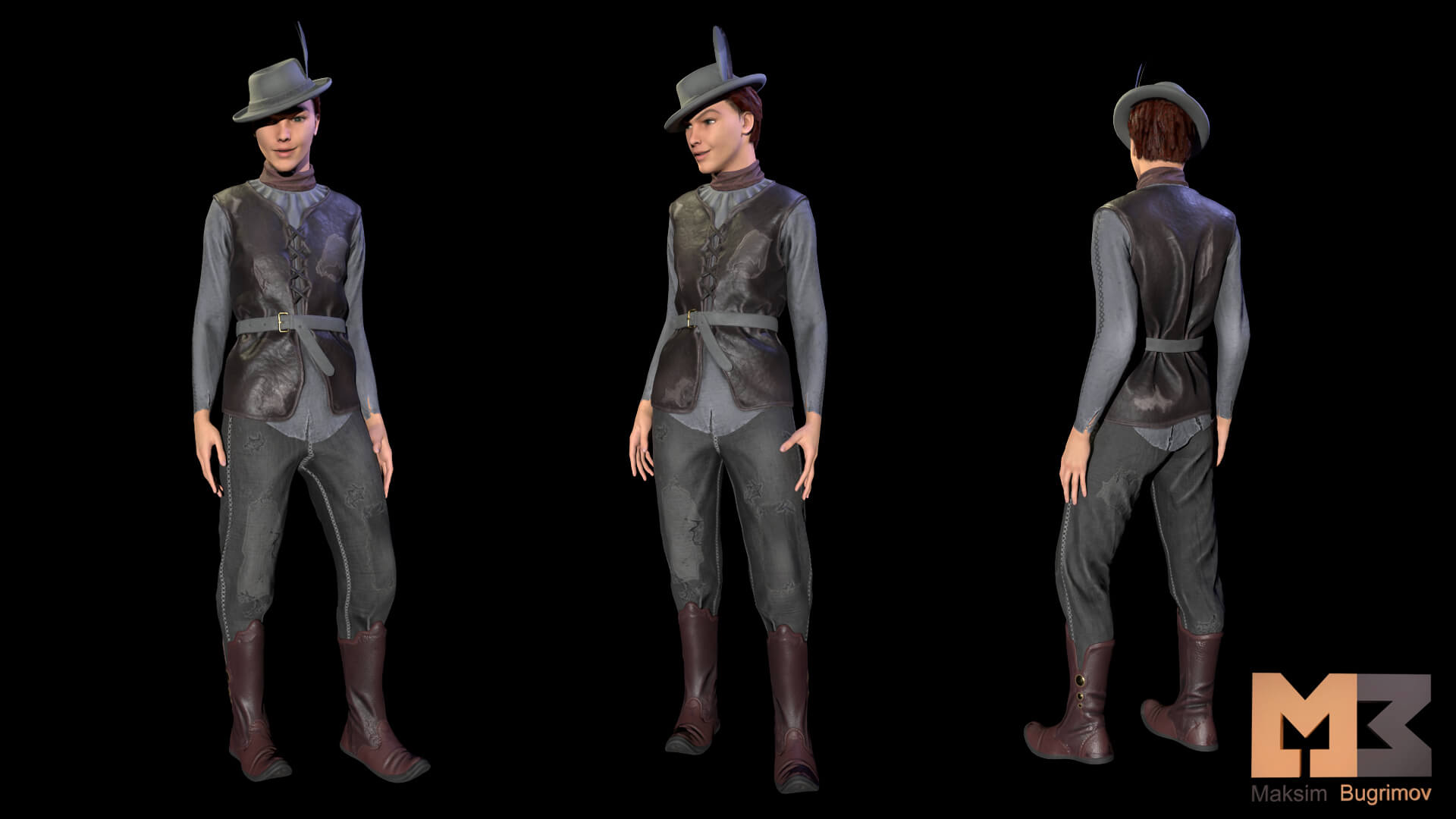 NPC Characters Kids Pack - 3D Model by Maksim_Bugrimov