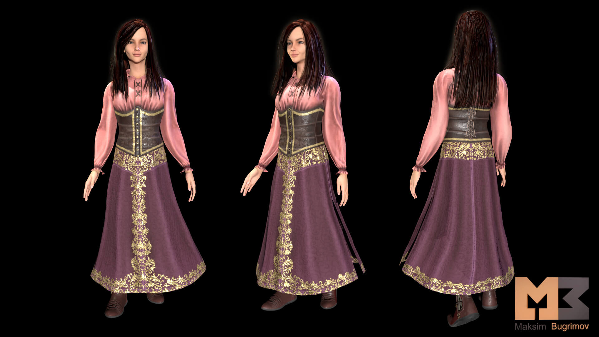 Npc Characters Kids (Pack) - 3D Model by Maksim_Bugrimov