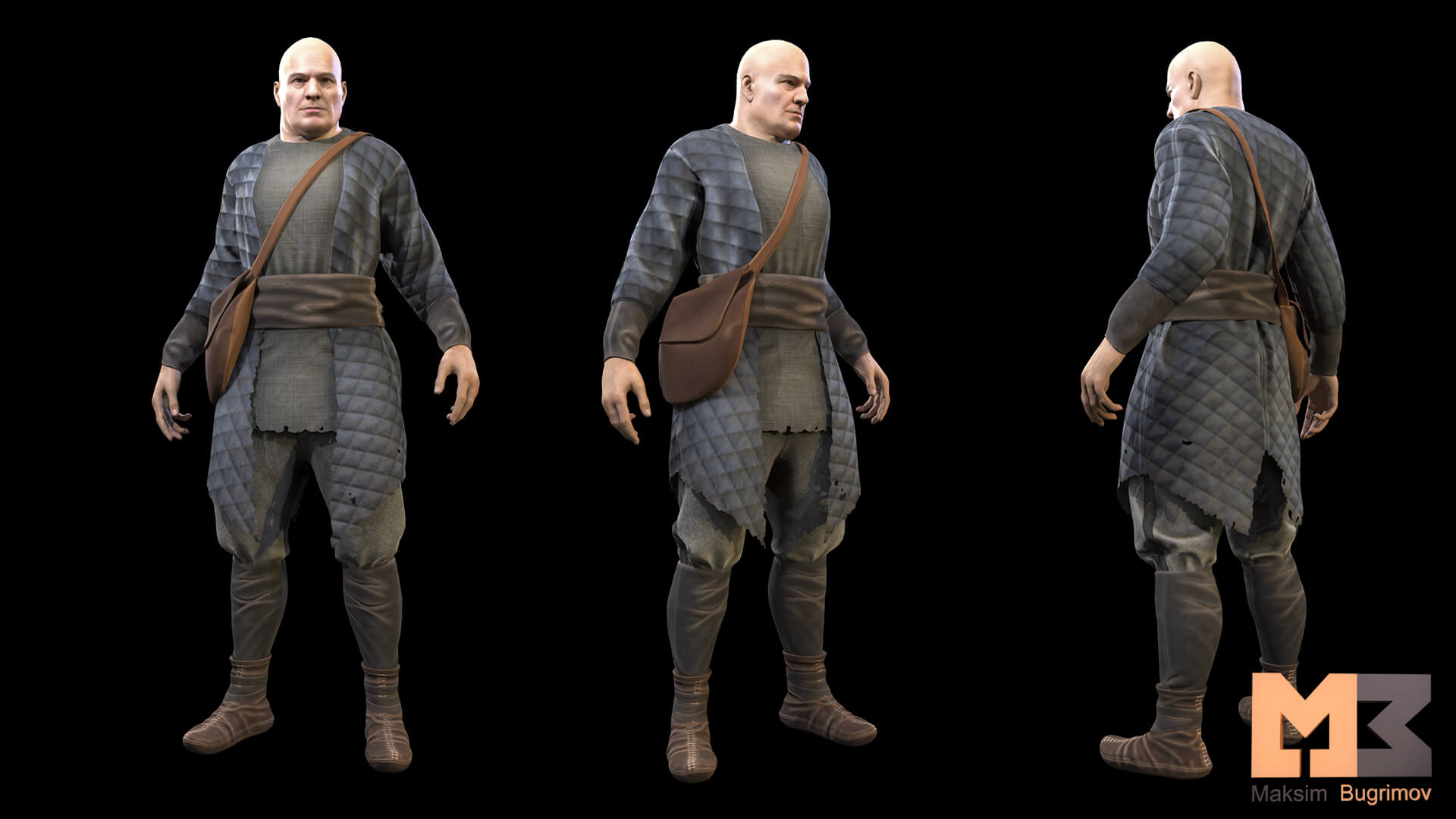 NPC Characters Male Pack - 3D Model by Maksim_Bugrimov