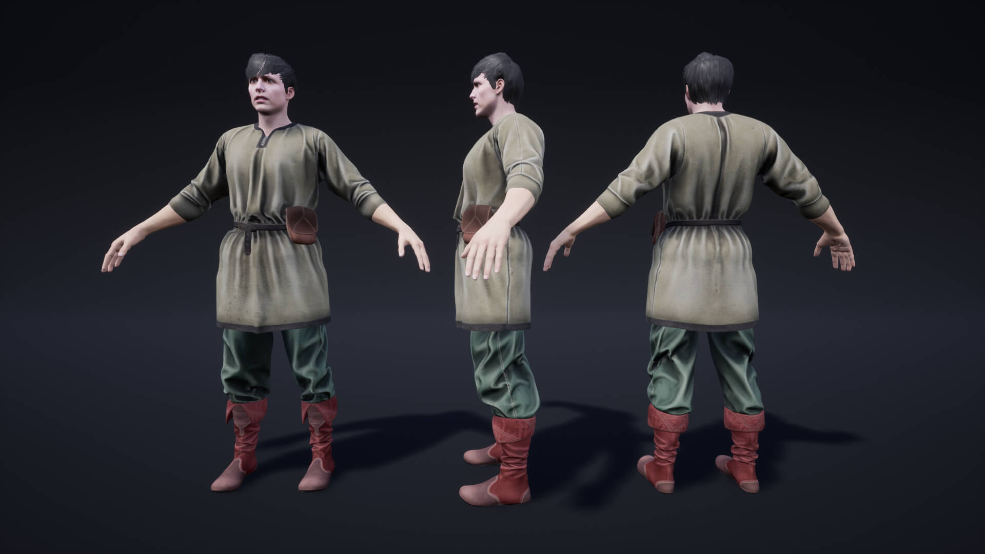 NPC Characters Male Pack - 3D Model by Maksim_Bugrimov