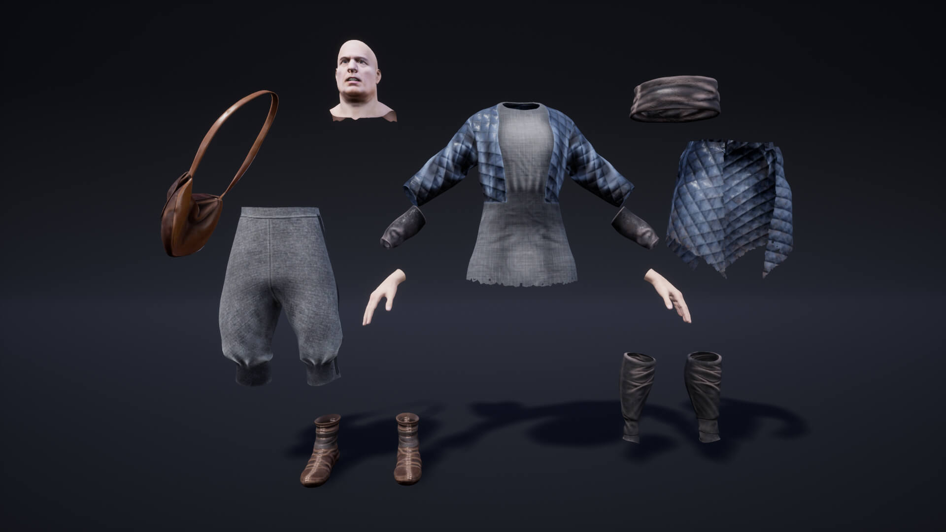 NPC Characters Male Pack - 3D Model by Maksim_Bugrimov