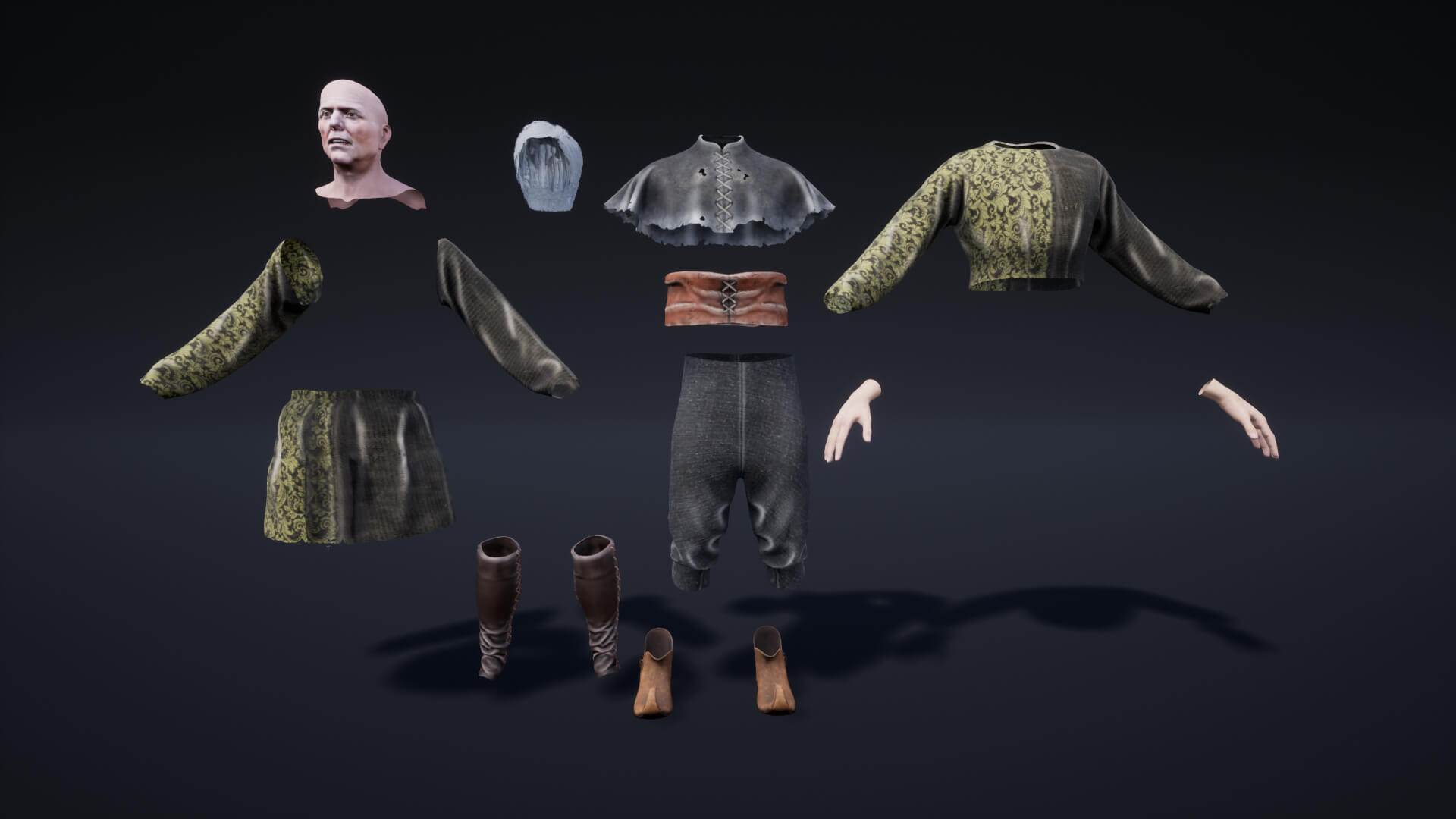 NPC Characters Male Pack - 3D Model by Maksim_Bugrimov