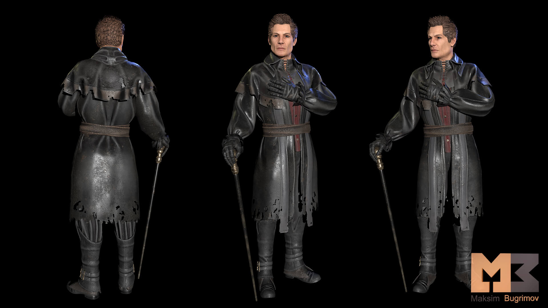 Npc Doctor Plague - 3D Model by Maksim_Bugrimov