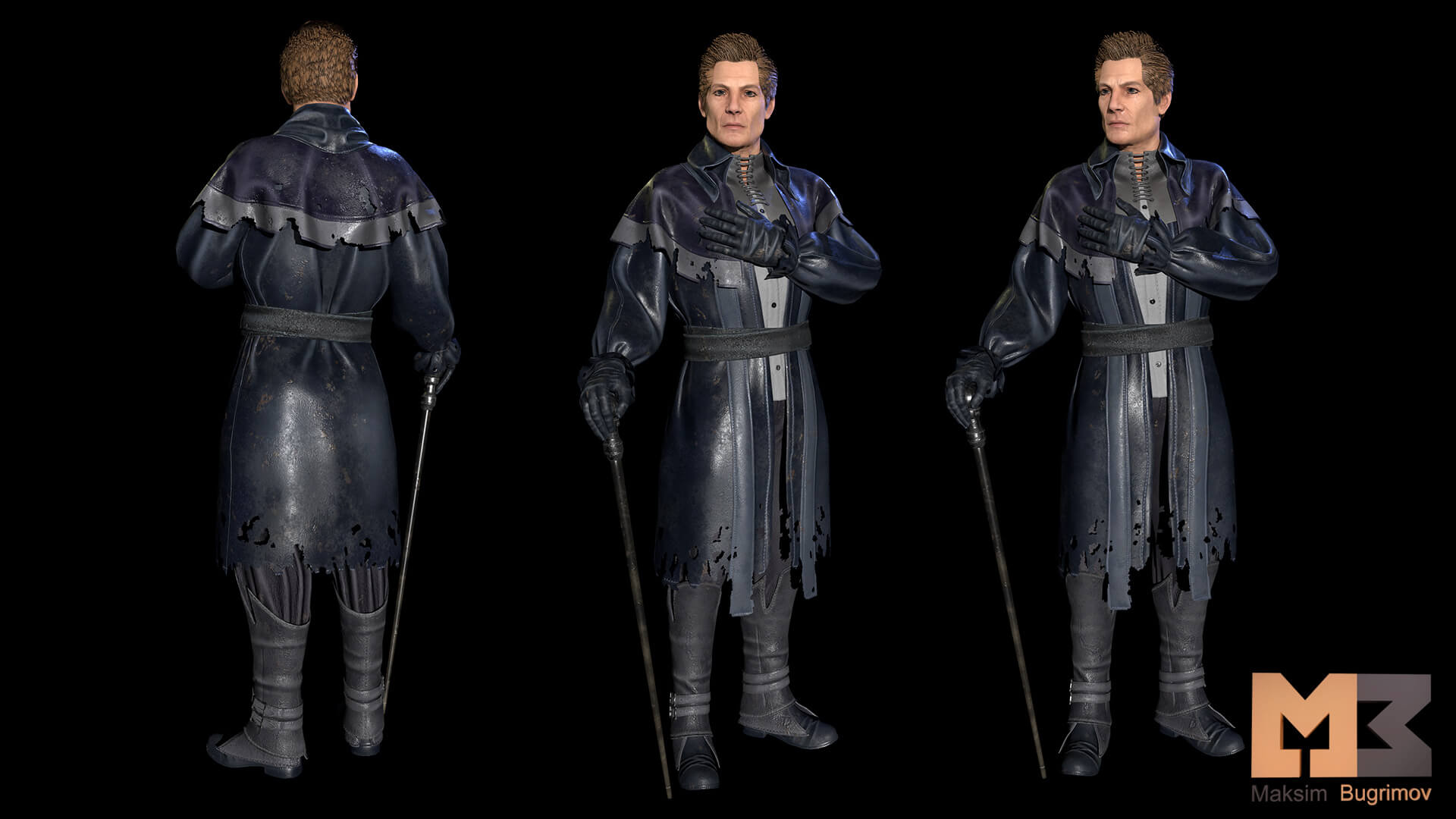 Npc Doctor Plague - 3D Model by Maksim_Bugrimov