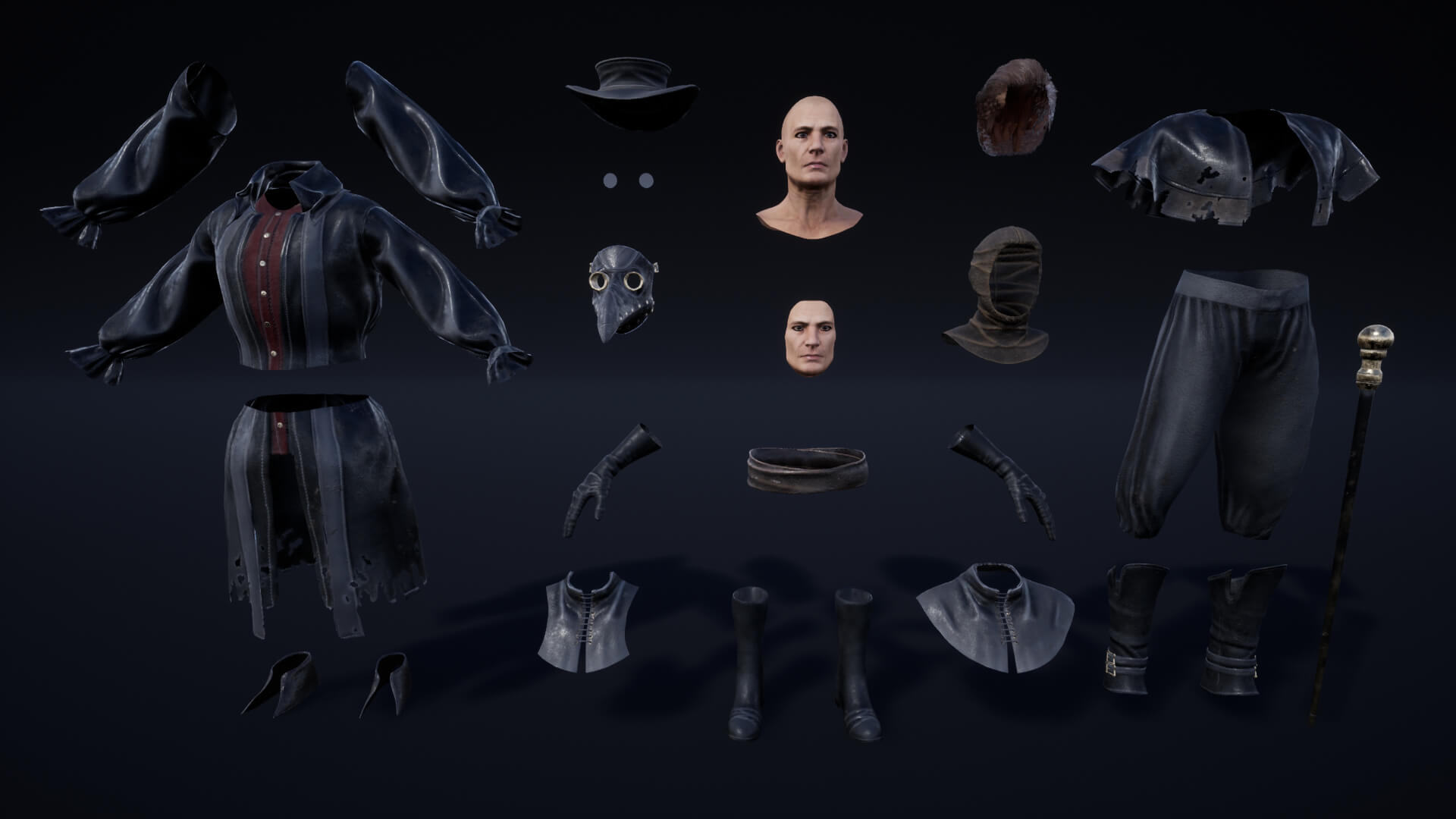 Npc Doctor Plague - 3D Model by Maksim_Bugrimov