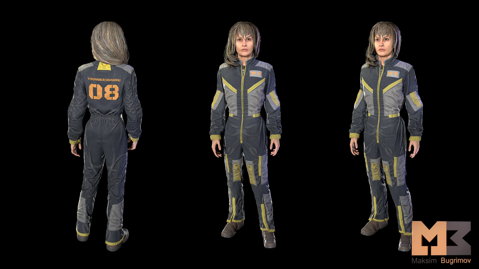 NPC Dystopia Characters - 3D Model by Maksim_Bugrimov