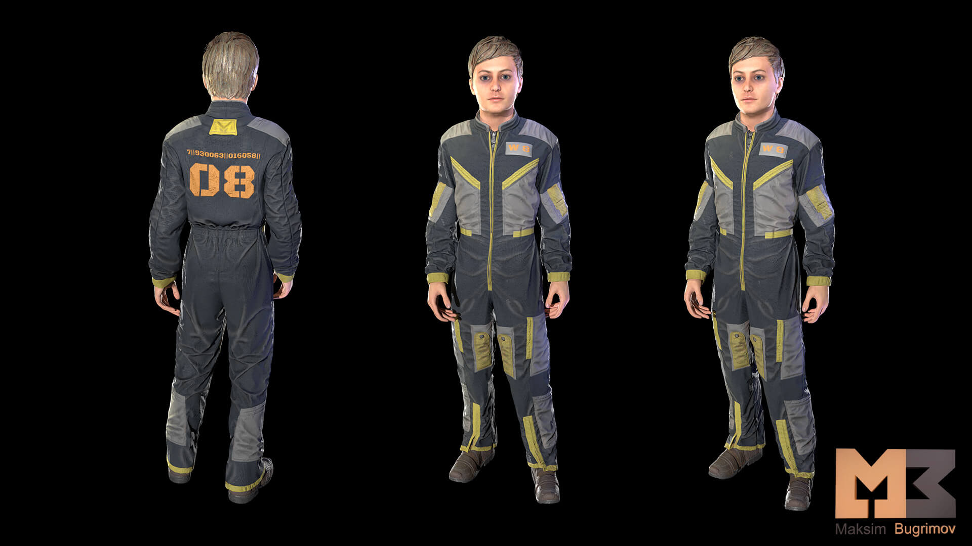 NPC Dystopia Characters - 3D Model by Maksim_Bugrimov