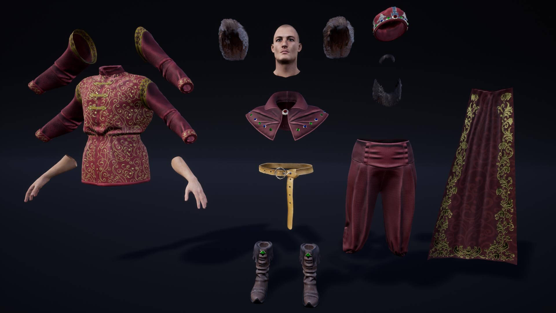 NPC King and Queen - 3D Model by Maksim_Bugrimov