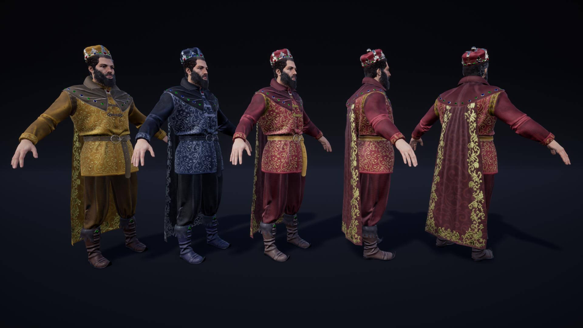 NPC King and Queen - 3D Model by Maksim_Bugrimov
