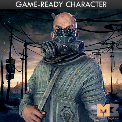 Npc Postapocalypse 01 - 3D Model by Maksim_Bugrimov