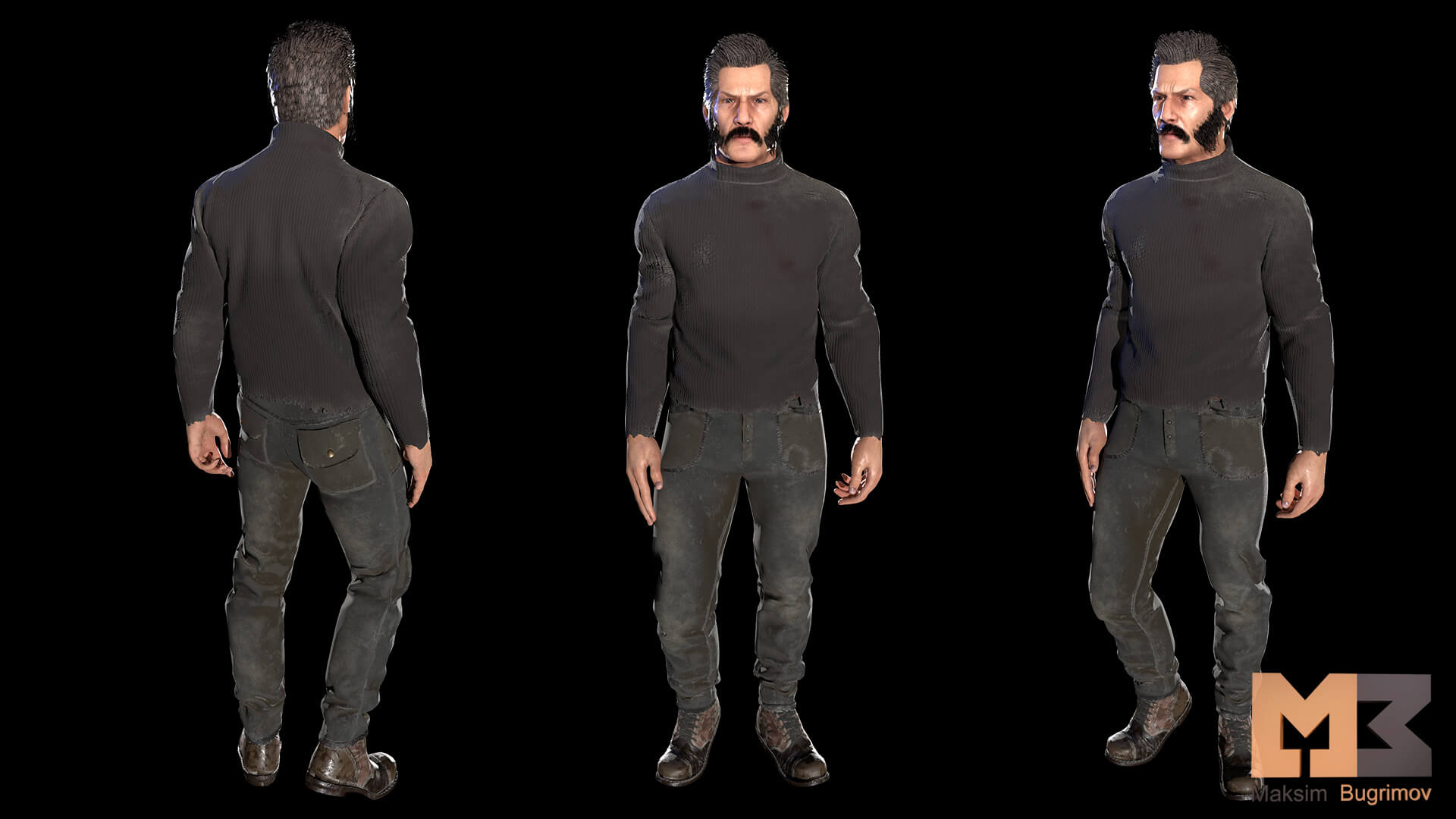 Npc Sailor (Adventure) - 3D Model by Maksim_Bugrimov