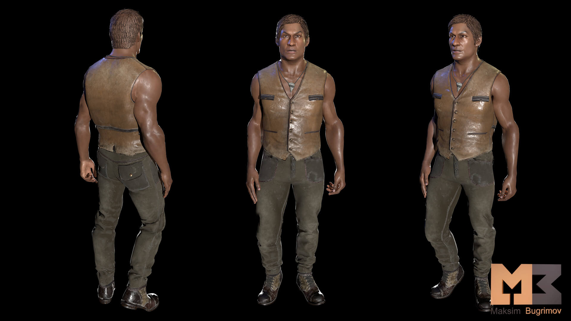 Npc Sailor (Adventure) - 3D Model by Maksim_Bugrimov