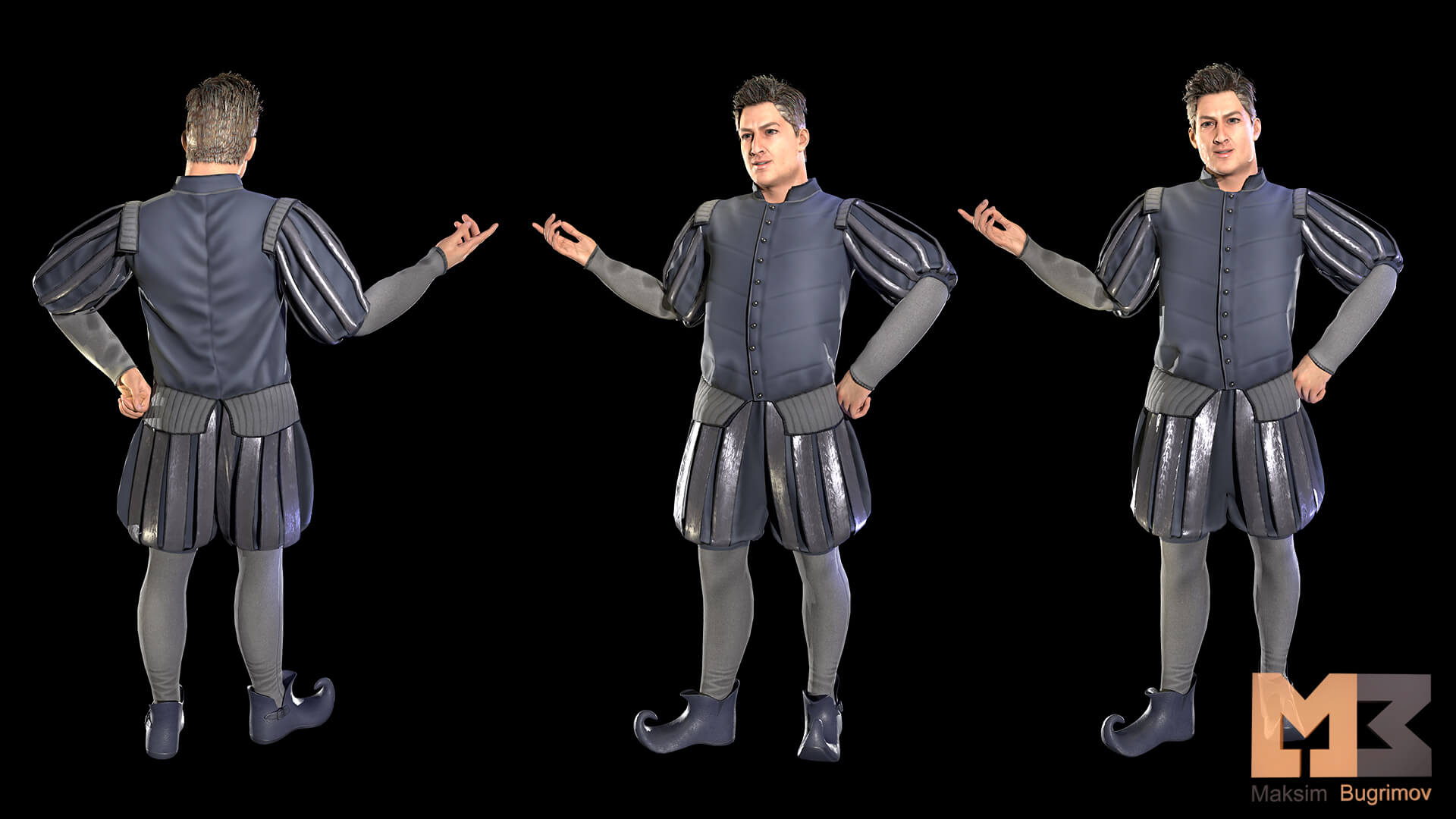 NPC Servant Character - 3D Model by Maksim_Bugrimov