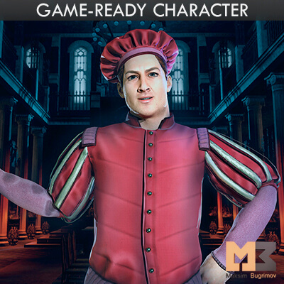 NPC Servant Character - 3D Model by Maksim_Bugrimov