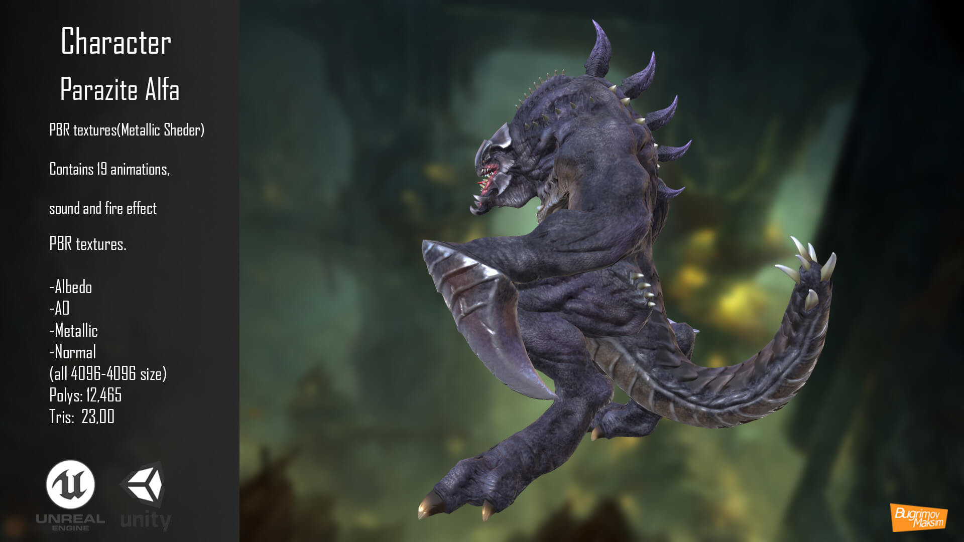 Parasites (Pack) - 3D Model by Maksim_Bugrimov